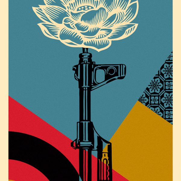 "AR-15 Lily" by Shepard Fairey - buy online or in the Kansas City ...